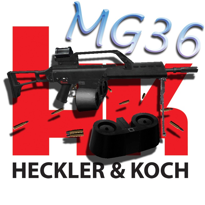 Twinke feat. Darkstorn & Sproily - H&K MG36 [Counter-Strike: Online] [Mods]