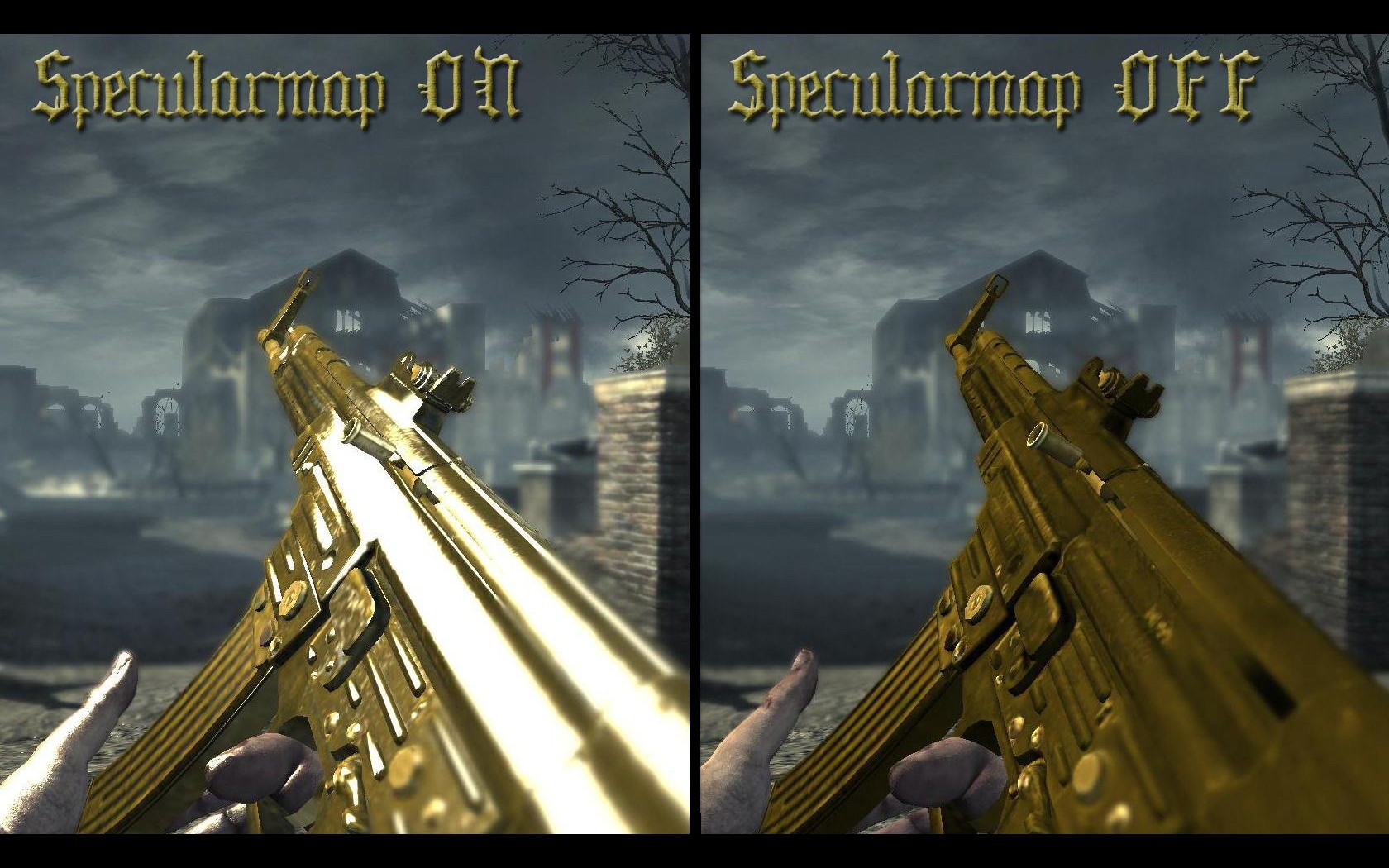Golden STG - 44 Mod for Call of Duty: World At War | CoD:WaW Mods