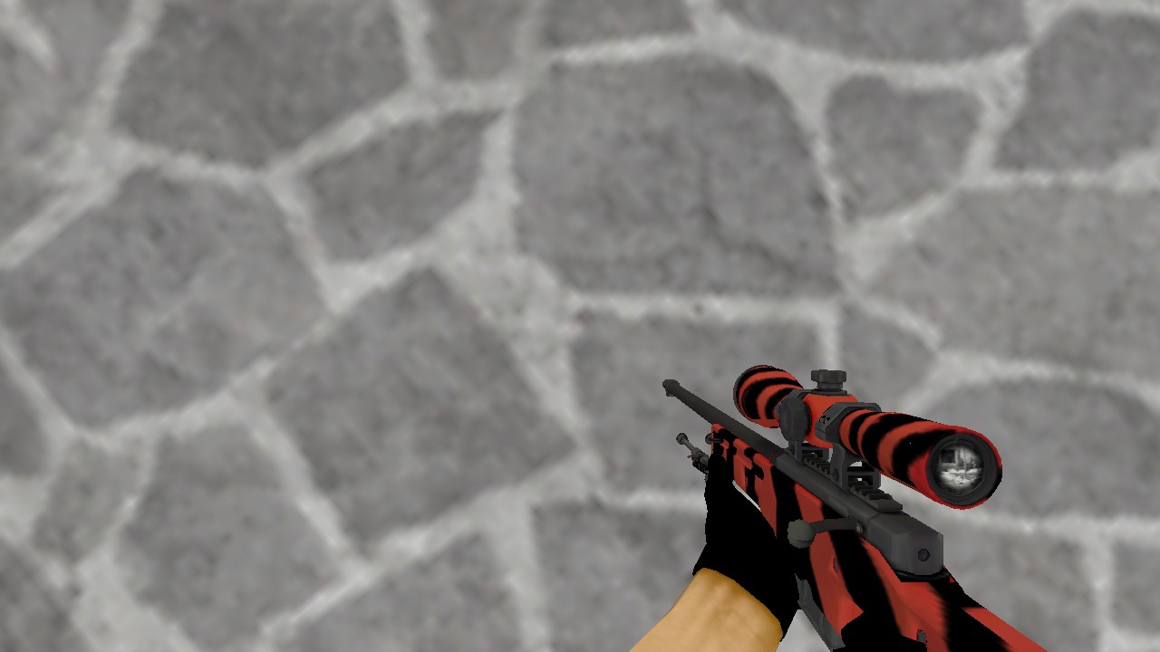 Awp Red Tiger CSGO [Counter-Strike 1.6] [Mods]