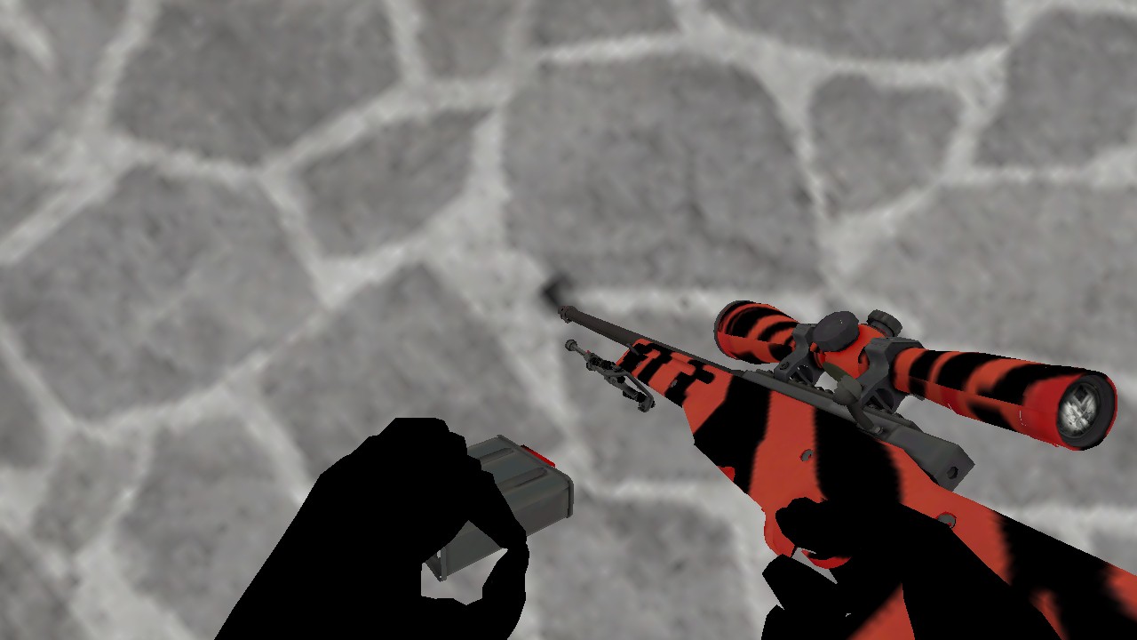 Awp Red Tiger CSGO Mod for Counter-Strike 1.6 | CS1.6 Mods