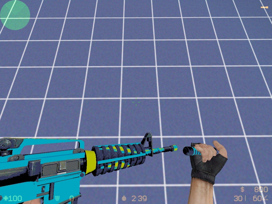 blue m4a1 Mod for Counter-Strike 1.6 | CS1.6 Mods