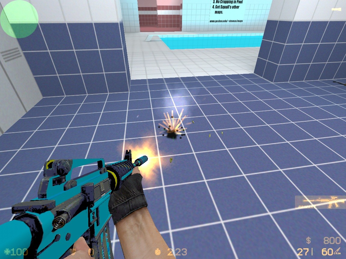 blue m4a1 Mod for Counter-Strike 1.6 | CS1.6 Mods