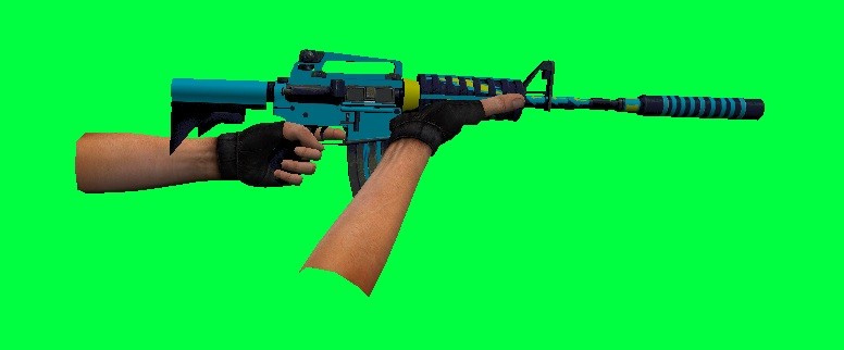 blue m4a1 Mod for Counter-Strike 1.6 | CS1.6 Mods