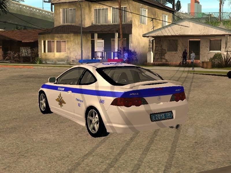 Acura RSX-S Police Car [Grand Theft Auto: San Andreas] [Mods]