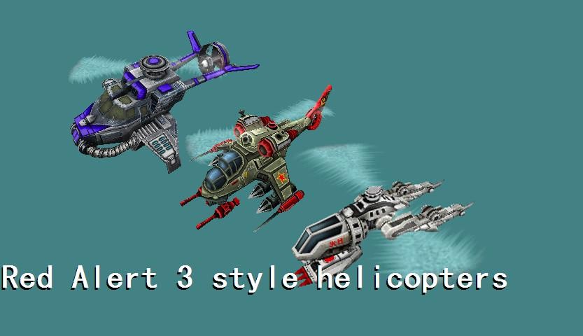 RA3 style helicopters for HL/SC [Half-Life] [Mods]