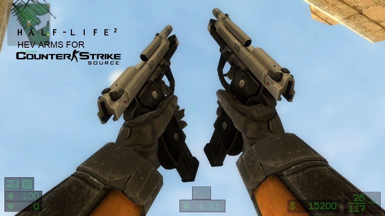 Half-life 2 HEV arms Mod for Counter-Strike: Source | CS:S Mods