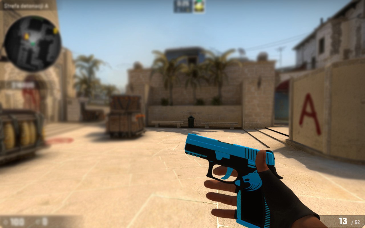 P250 | Azure Wolf Mod for Counter-Strike: Global Offensive | CS:GO Mods