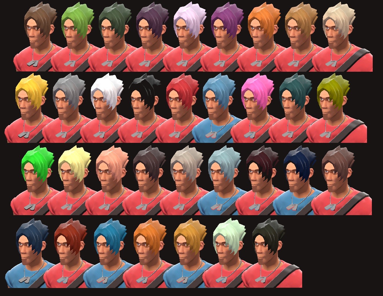 Hyper Hair Mod for Team Fortress 2 | TF2 Mods