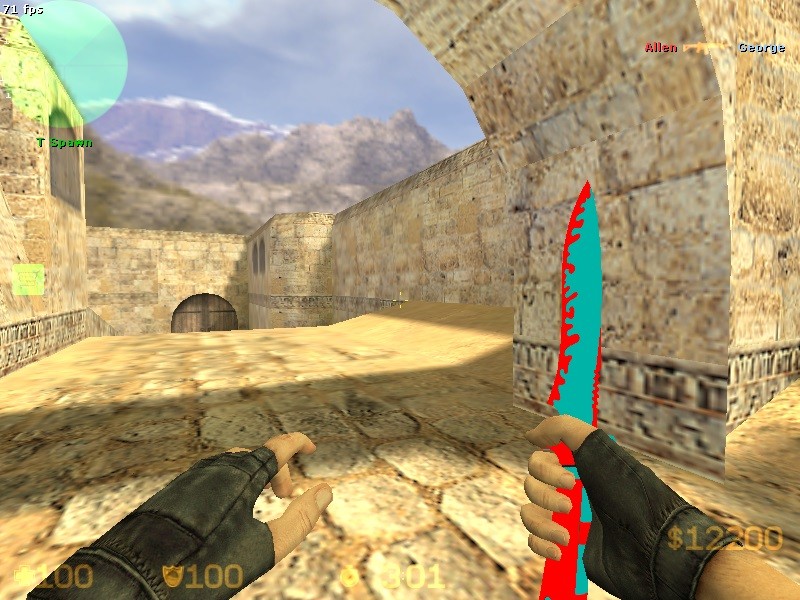 NEW Red and Blue Knife Mod for Counter-Strike 1.6 | CS1.6 Mods