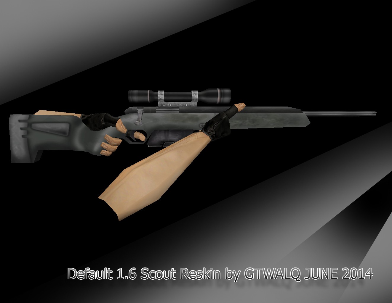 Default 1.6 Scout Reskin Mod for Counter-Strike 1.6 | CS1.6 Mods
