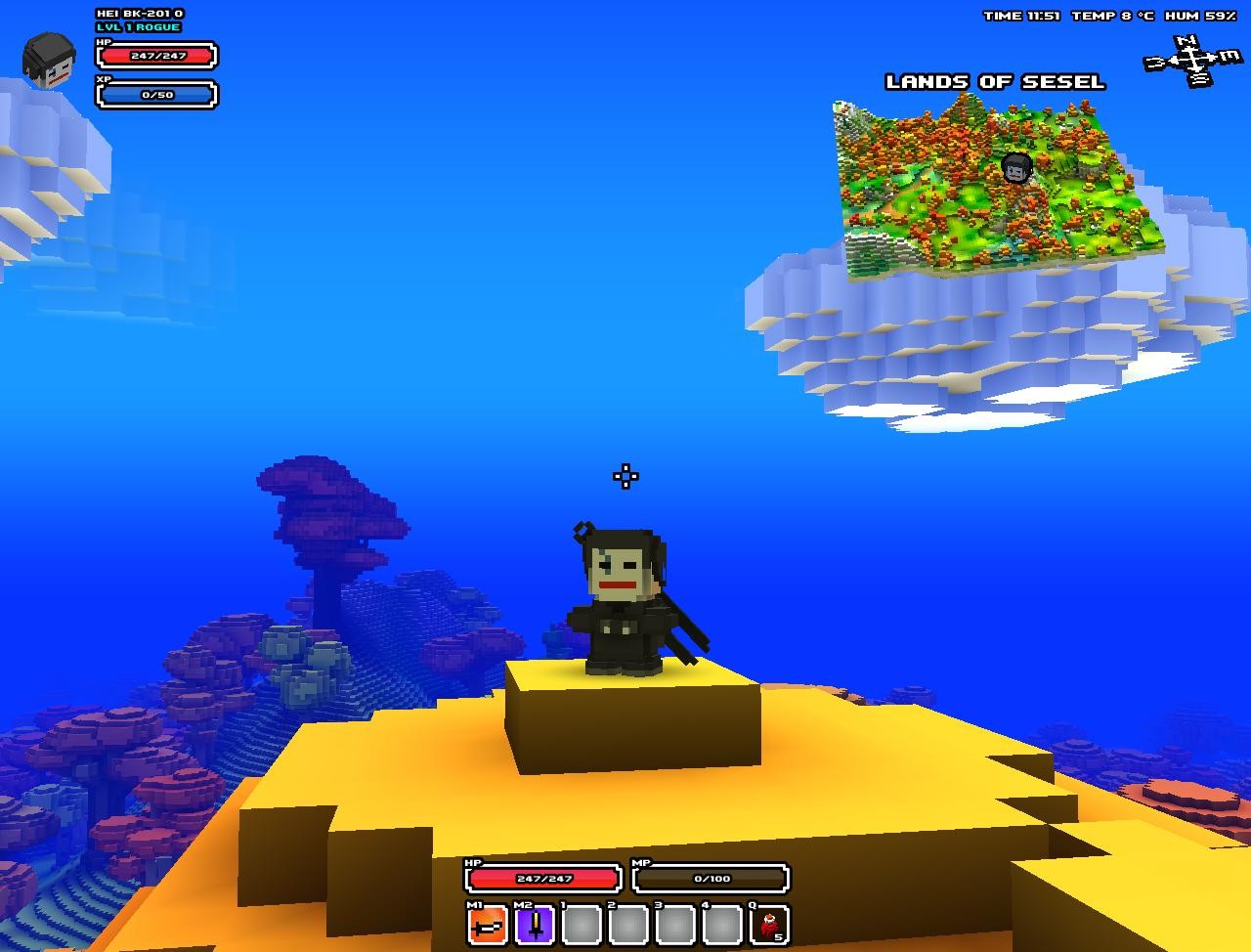 Hei BK-201 & Dagger [Cube World] [Mods]