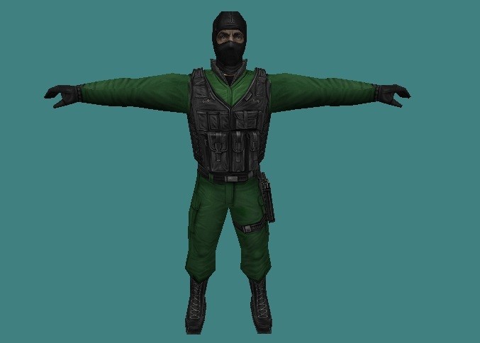 GIGN in green outfit [Counter-Strike 1.6] [Mods]