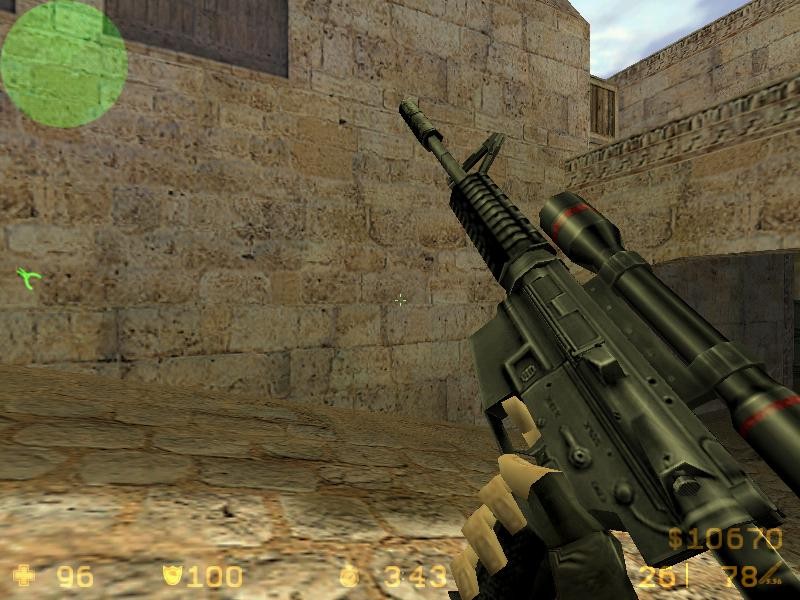 Maverick M4A1 With Steyr Scout's SCope [Counter-Strike 1.6] [Mods]