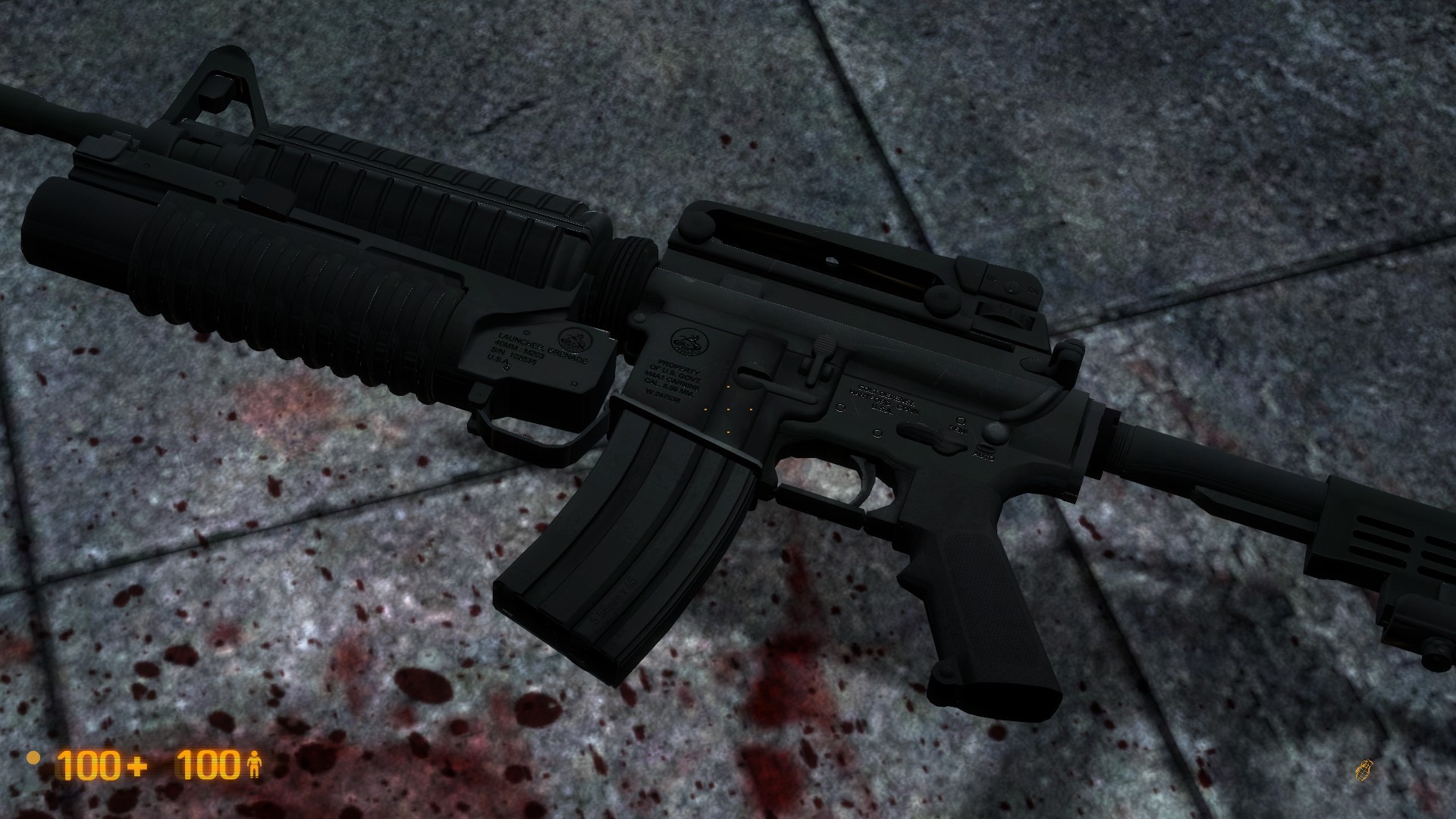 Hector Shiroi's M4A1 retexture Mod for Black Mesa | BM Mods