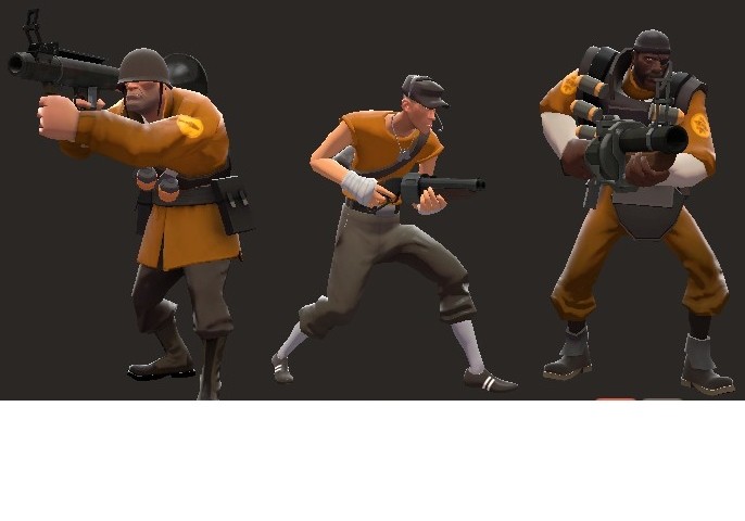 Yellow Team Players Mod for Team Fortress 2 | TF2 Mods