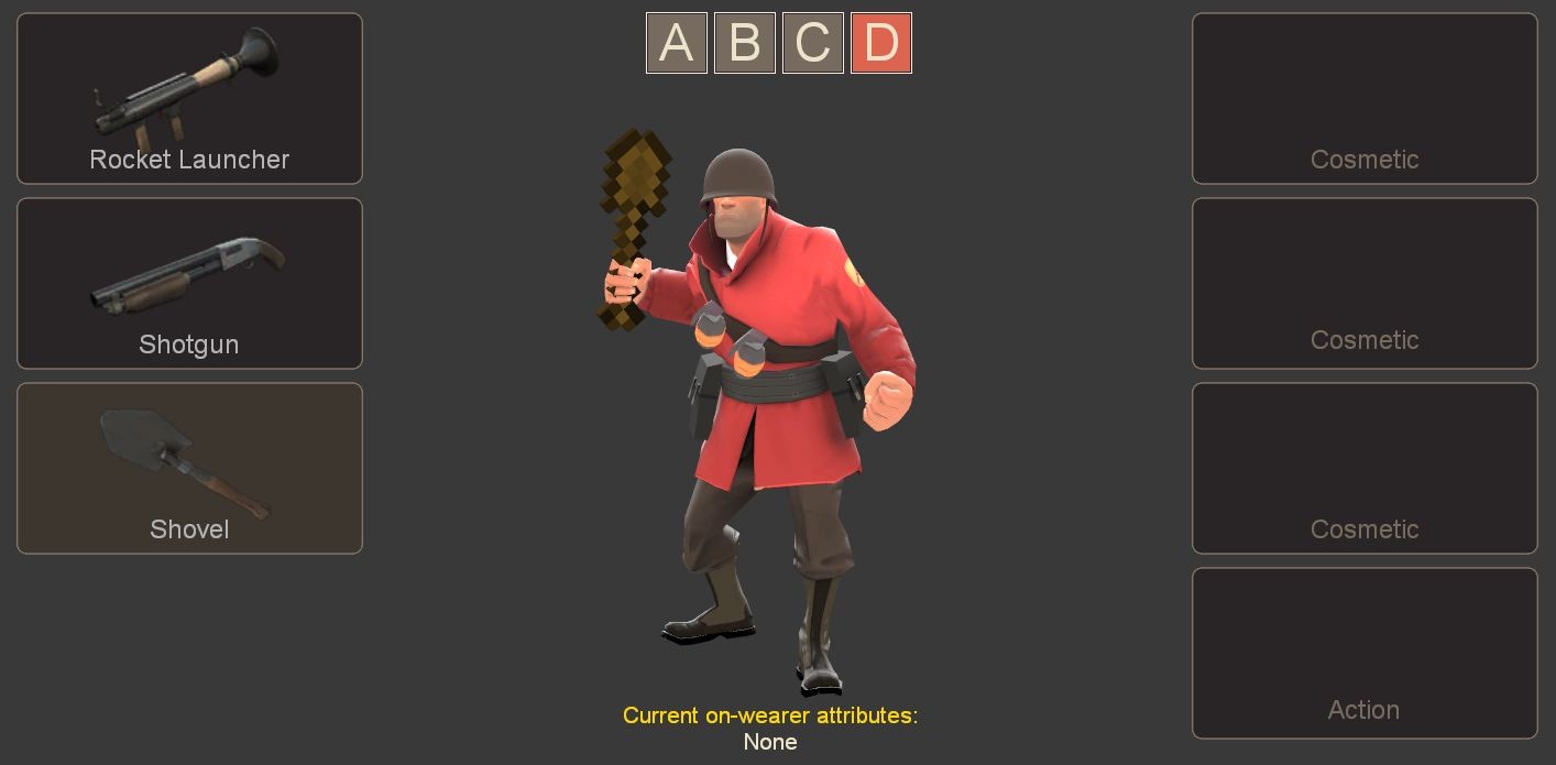 Soldier Melee MC shovels Mod for Team Fortress 2 | TF2 Mods