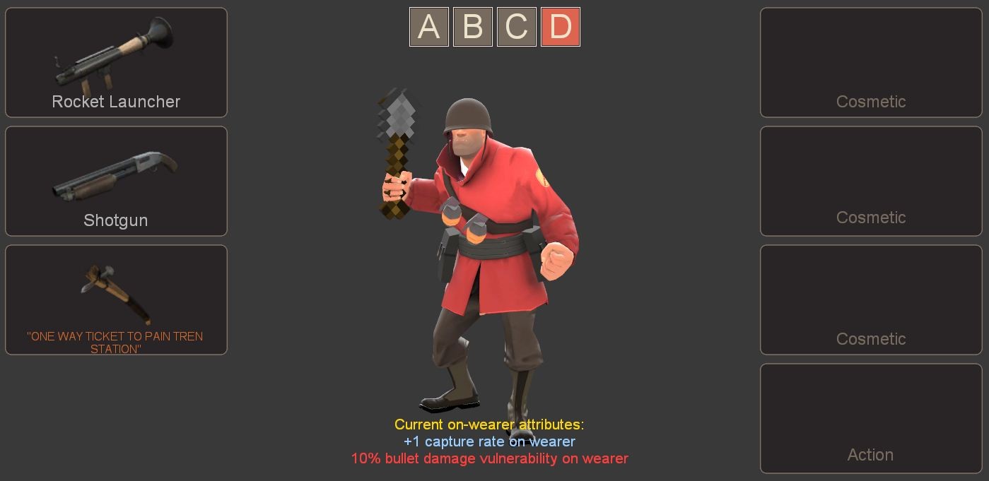 Soldier Melee MC shovels Mod for Team Fortress 2 | TF2 Mods