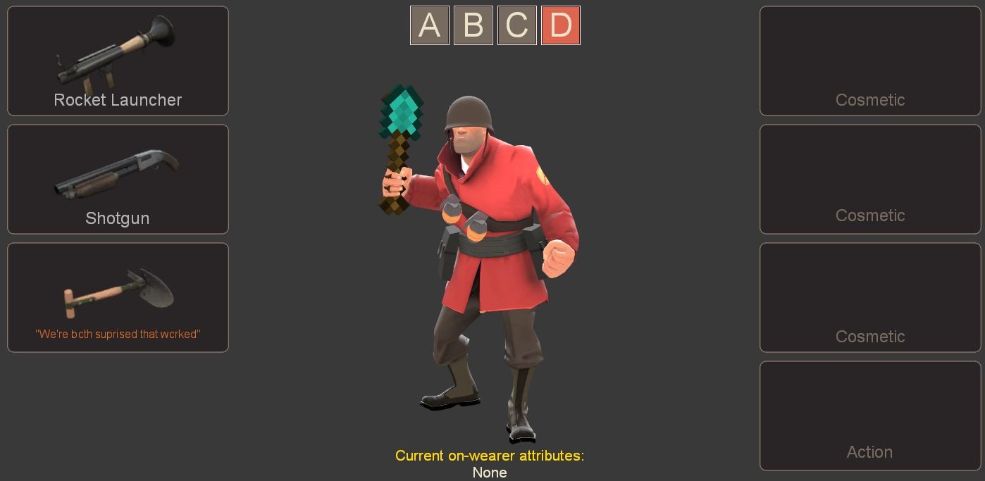 Soldier Melee MC shovels Mod for Team Fortress 2 | TF2 Mods