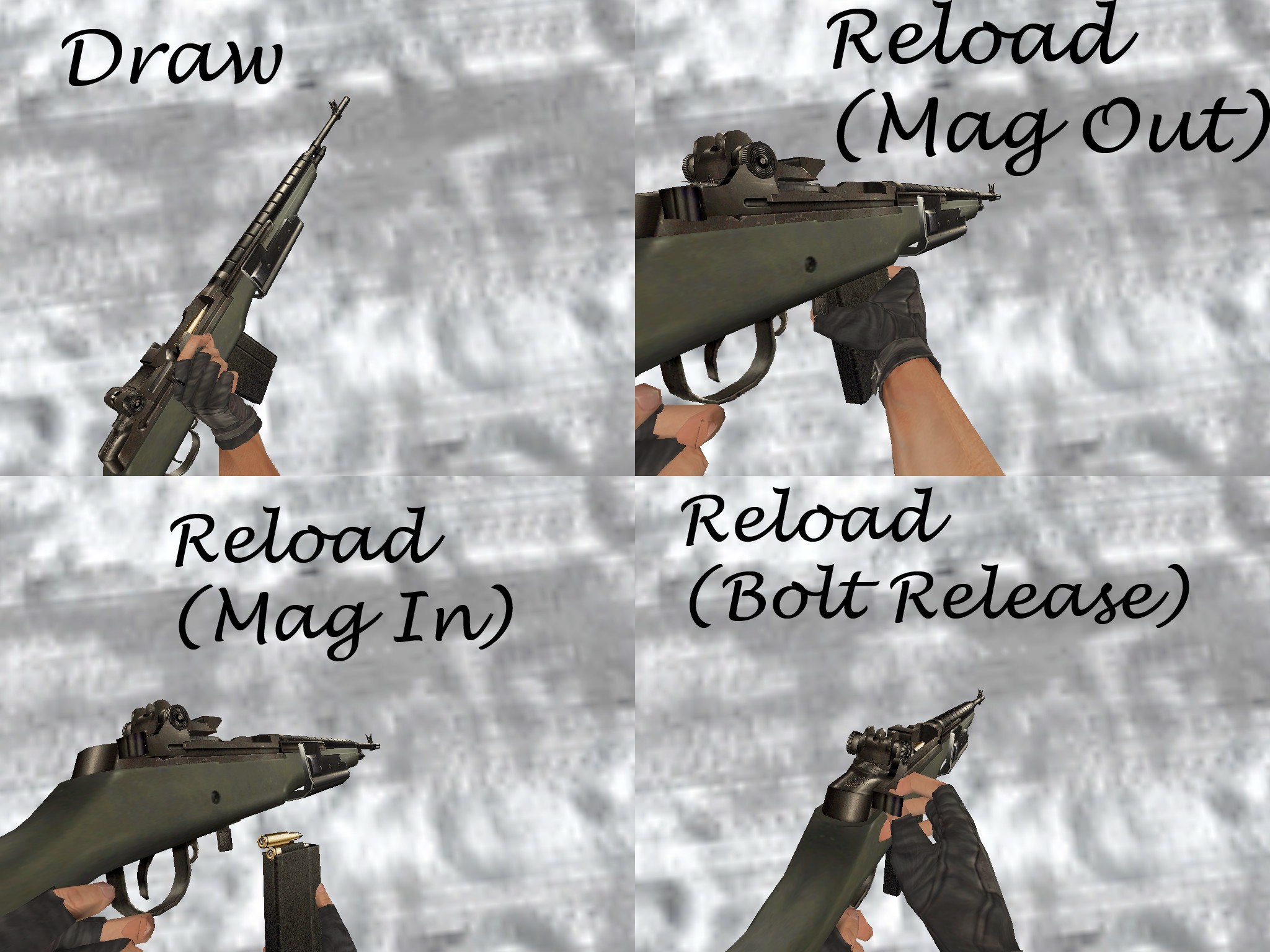 Spezz feat Thanez & Millenia - M14 On 4 Anims Pack [Counter-Strike ...