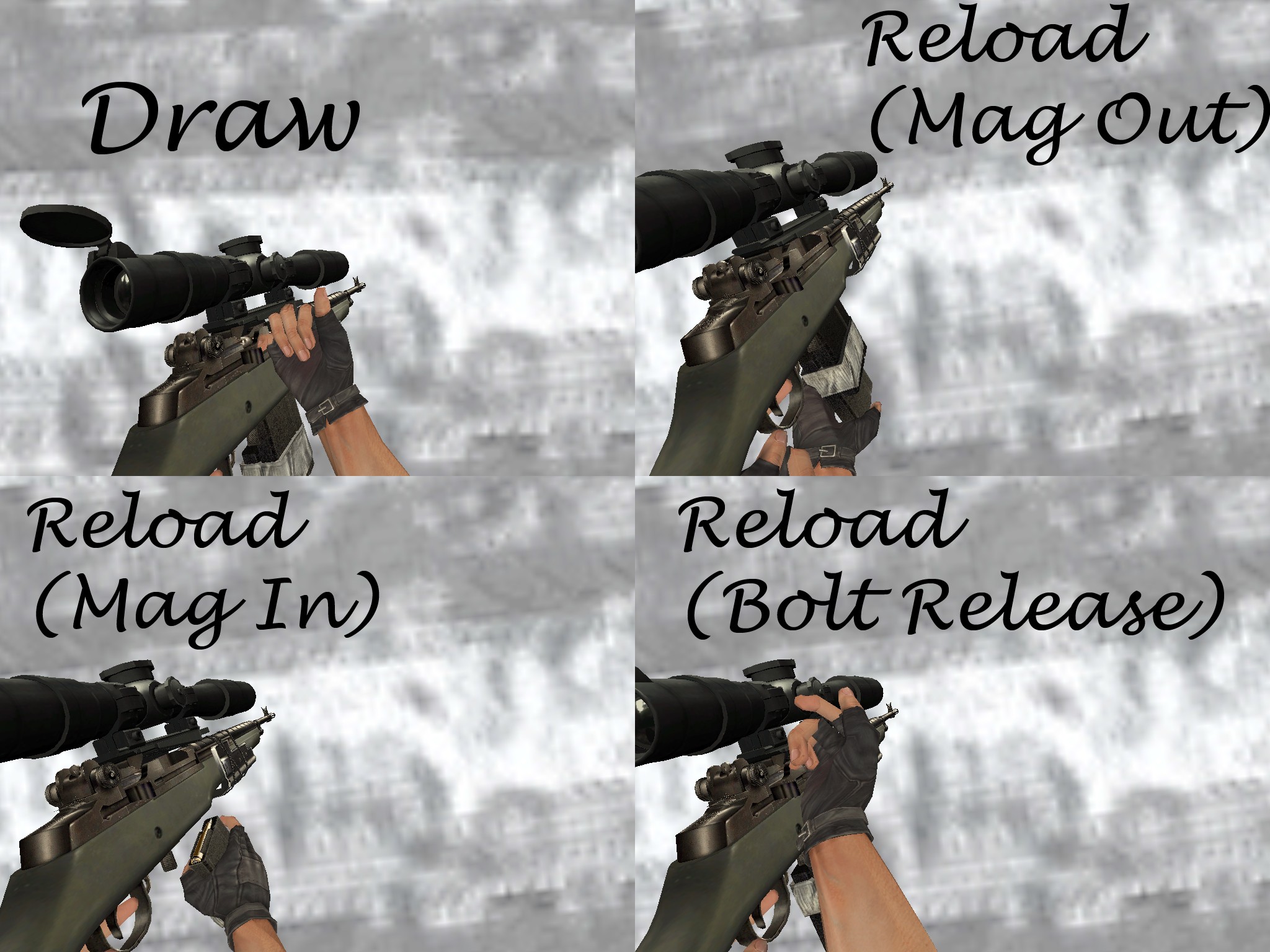 Spezz feat Thanez & Millenia - M14 On 4 Anims Pack [Counter-Strike ...