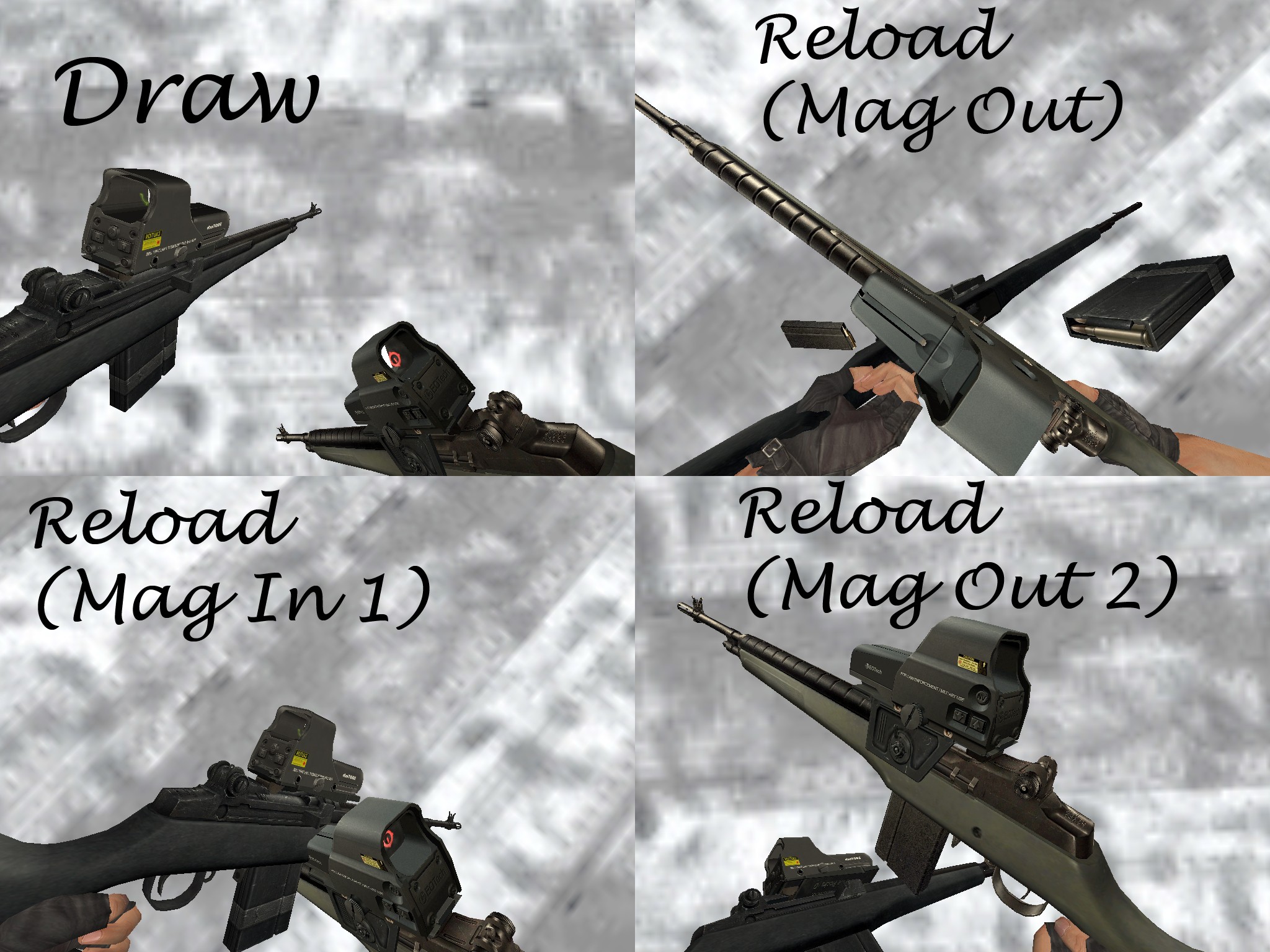 Spezz feat Thanez & Millenia - M14 On 4 Anims Pack [Counter-Strike ...