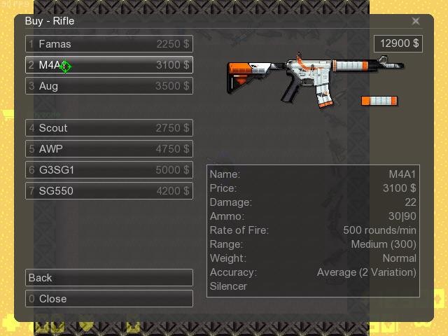 Mega pack the 50 Weapons [CS2D] [Mods]