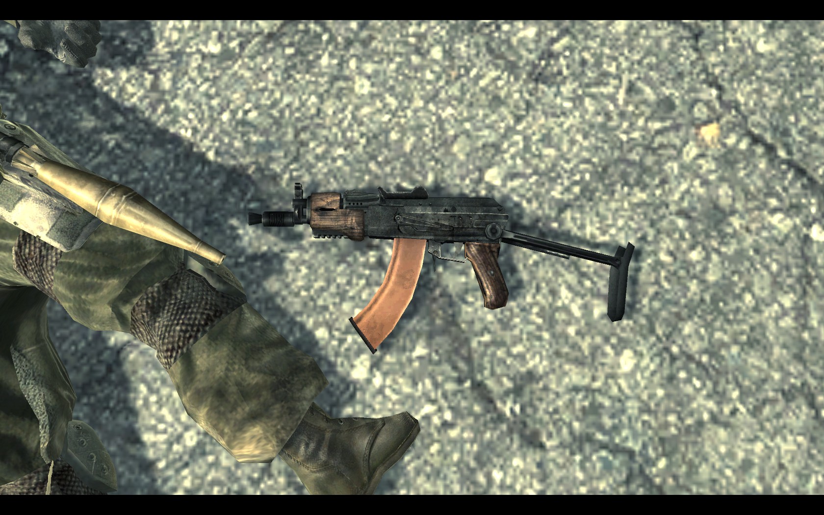 Battle-Scarred AKU-74 Mod for Call of Duty 4: Modern Warfare | CoD4 Mods