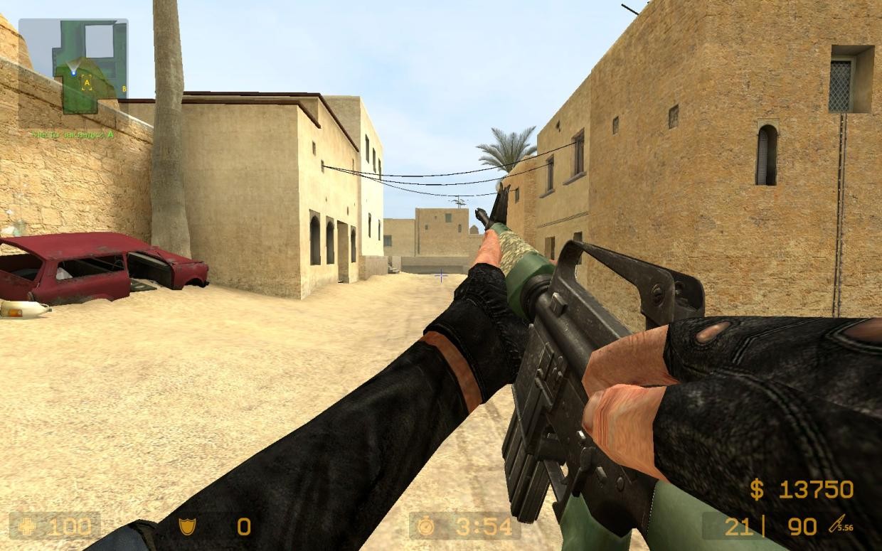M16A1 on Soldier11 anim Mod for Counter-Strike: Source | CS:S Mods