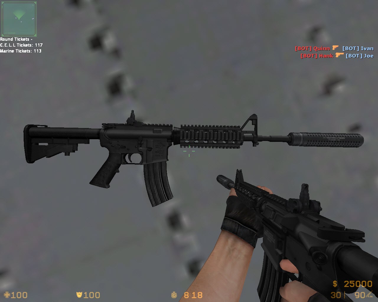 Colt M4A1 like CSO 2 [Counter-Strike 1.6] [Mods]