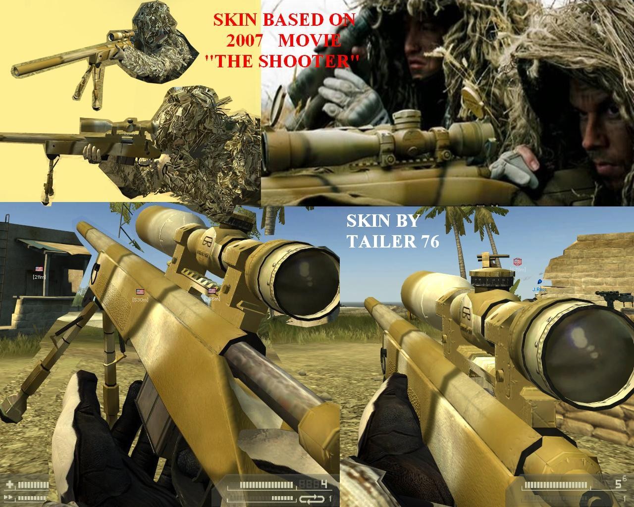 M40a3 Sniper Rifle Pack Mod for Battlefield 2 | BF2 Mods