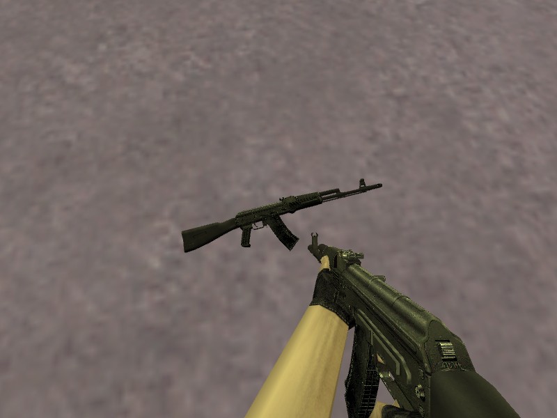 BF3 AK-74M imitation On ImBrokeRu Anims [Counter-Strike 1.6] [Mods]