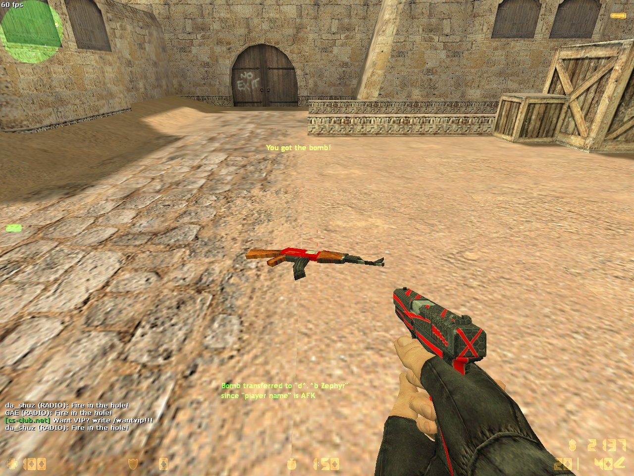 Red AK-47 [Counter-Strike 1.6] [Mods]