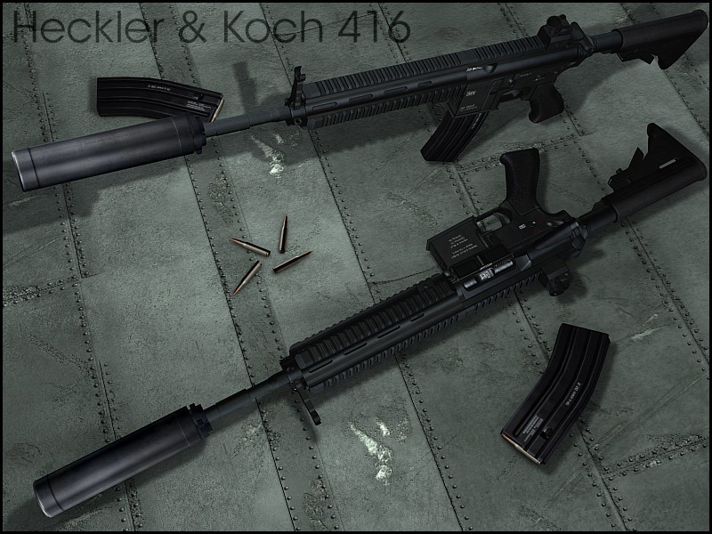 HK416 On M4 Dragon Reload Animations [Counter-Strike: Online] [Mods]