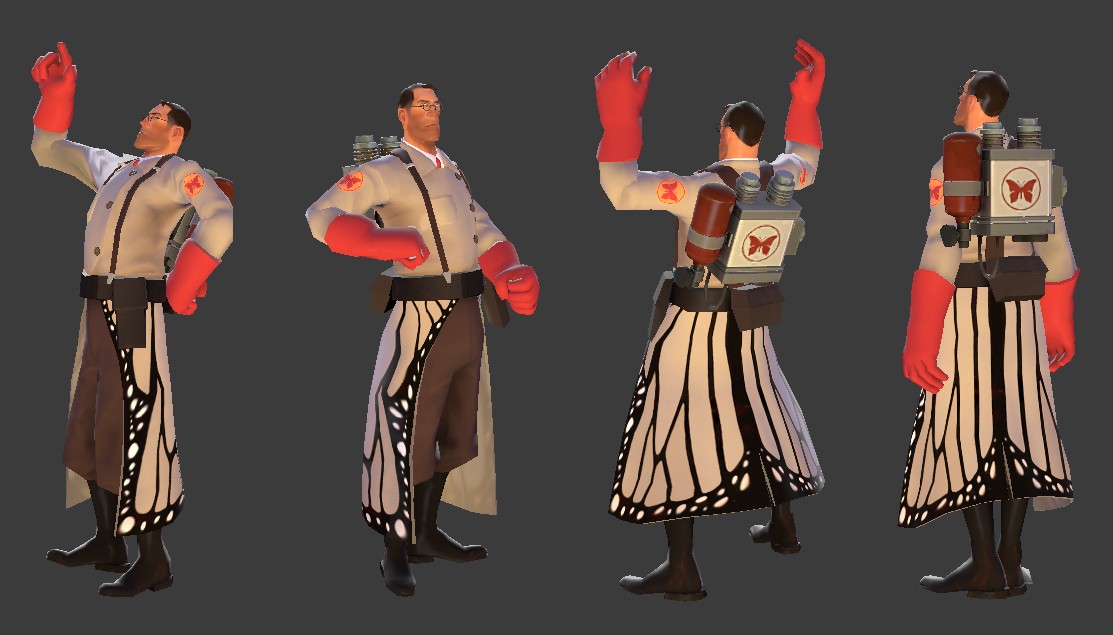 Butterfly medic Mod for Team Fortress 2 | TF2 Mods