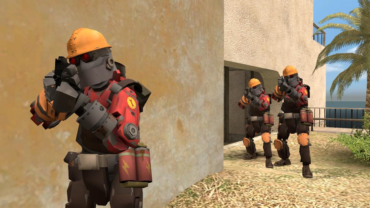 TF2 MvM Robots T Pack Mod for Counter-Strike: Source | CS:S Mods