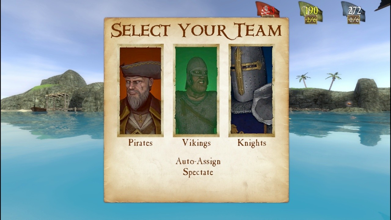 PVKKEN II Animated Team Selection Screen [Pirates Vikings and Knights ...