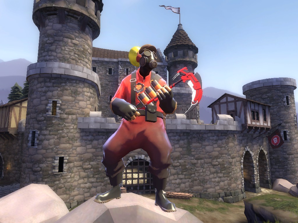 RWBY Crescent Rose Axtinguisher Mod for Team Fortress 2 | TF2 Mods