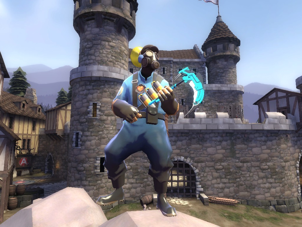 RWBY Crescent Rose Axtinguisher Mod for Team Fortress 2 | TF2 Mods