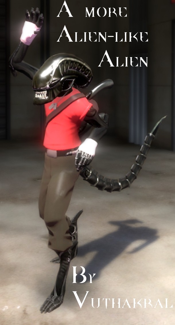 More Alien-like reskin for the Xenoscout Set Mod for Team Fortress 2 ...