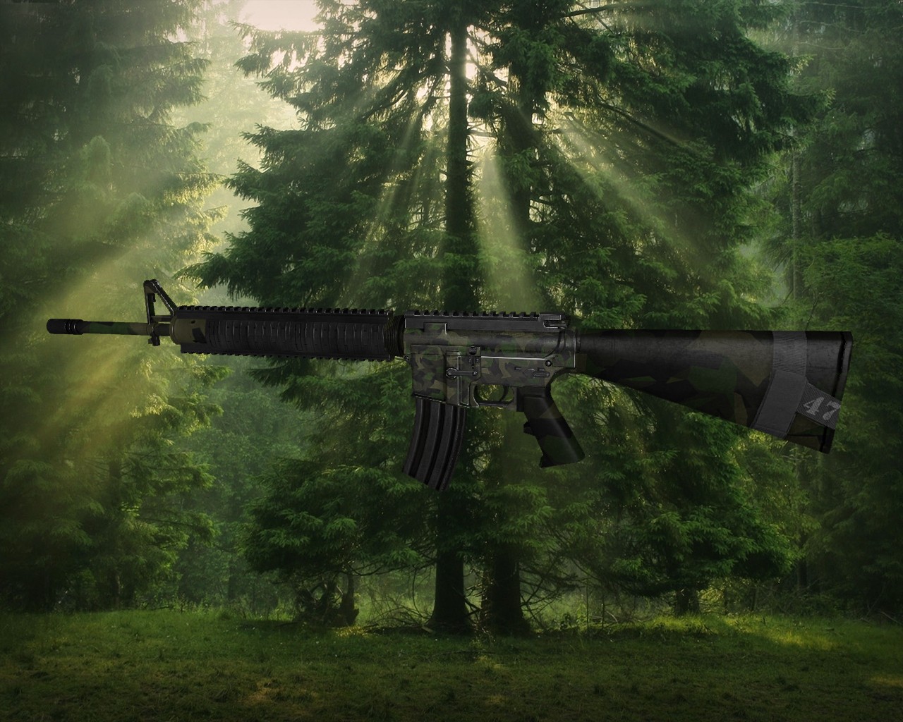 M16A4 Swedish camo [Insurgency] [Mods]