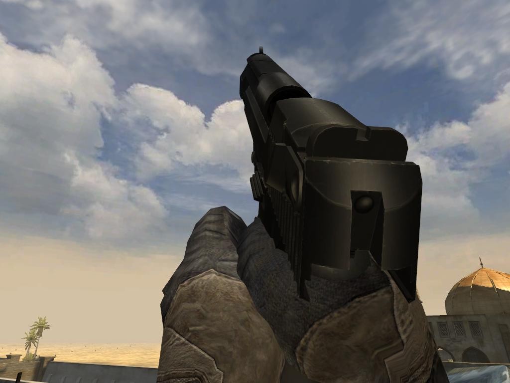Desert Eagle Standard & Chrome Mod for Battlefield 2 | BF2 Mods