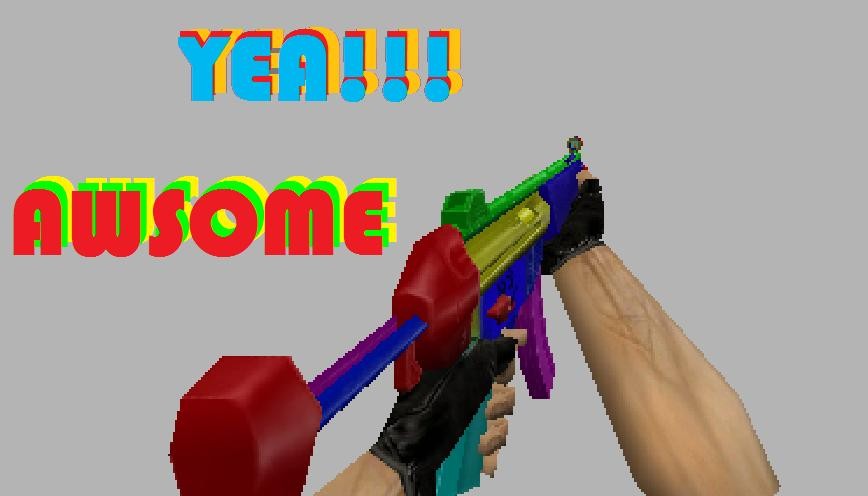 MP5 kid toy skin! [Counter-Strike 1.6] [Mods]