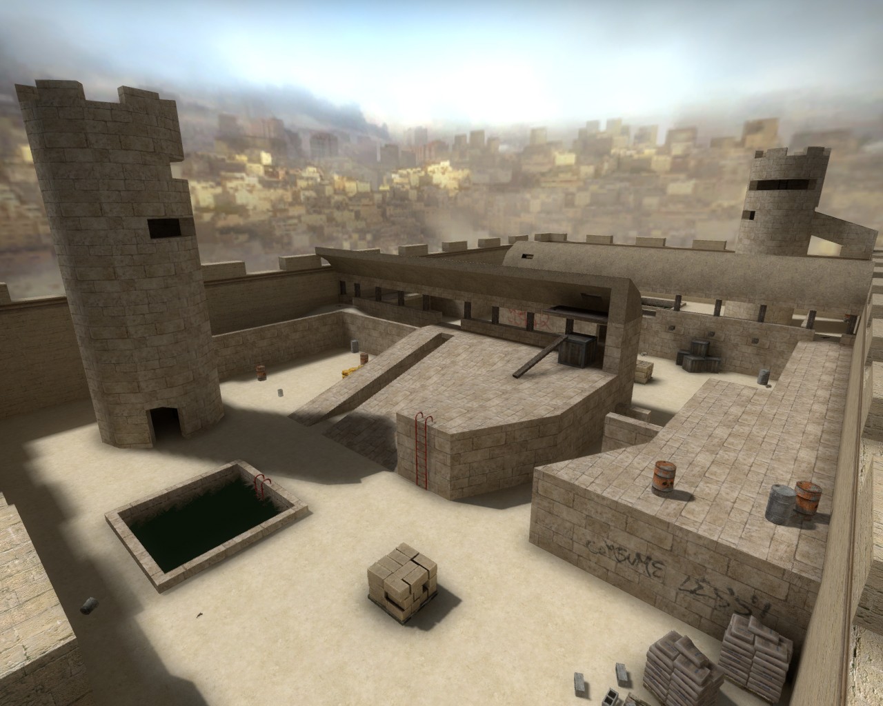 fy_twotowers2009 [Counter-Strike: Global Offensive] [Mods]