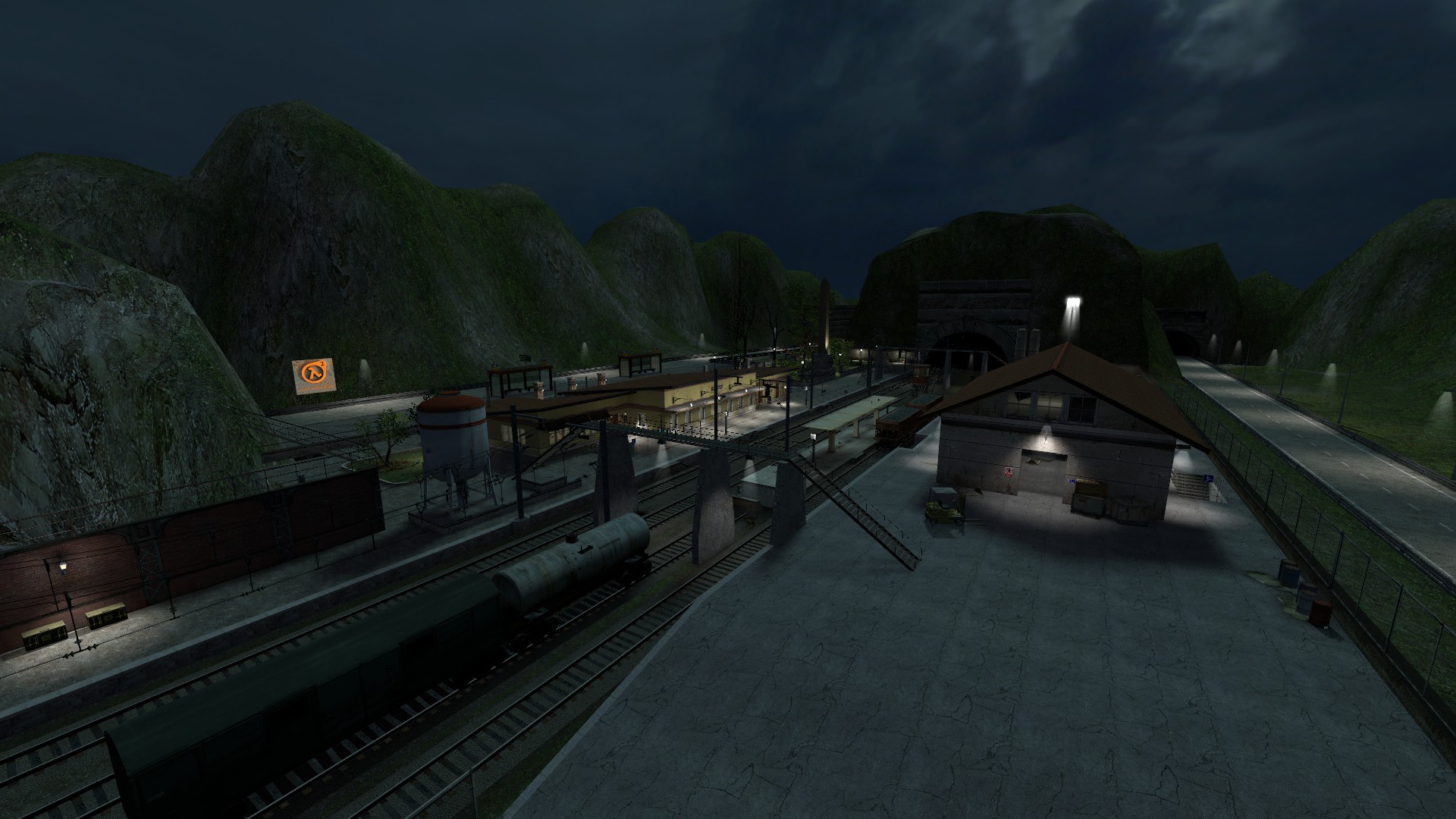 dm_diorama_night_v2 Mod for Half-Life 2: Deathmatch | HL2:DM Mods