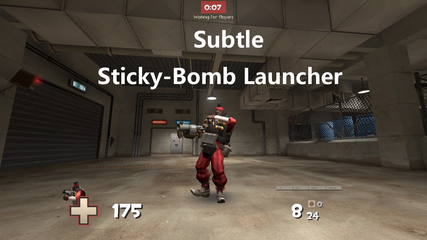 Subtle Sticky Launcher Mod for Team Fortress 2 | TF2 Mods