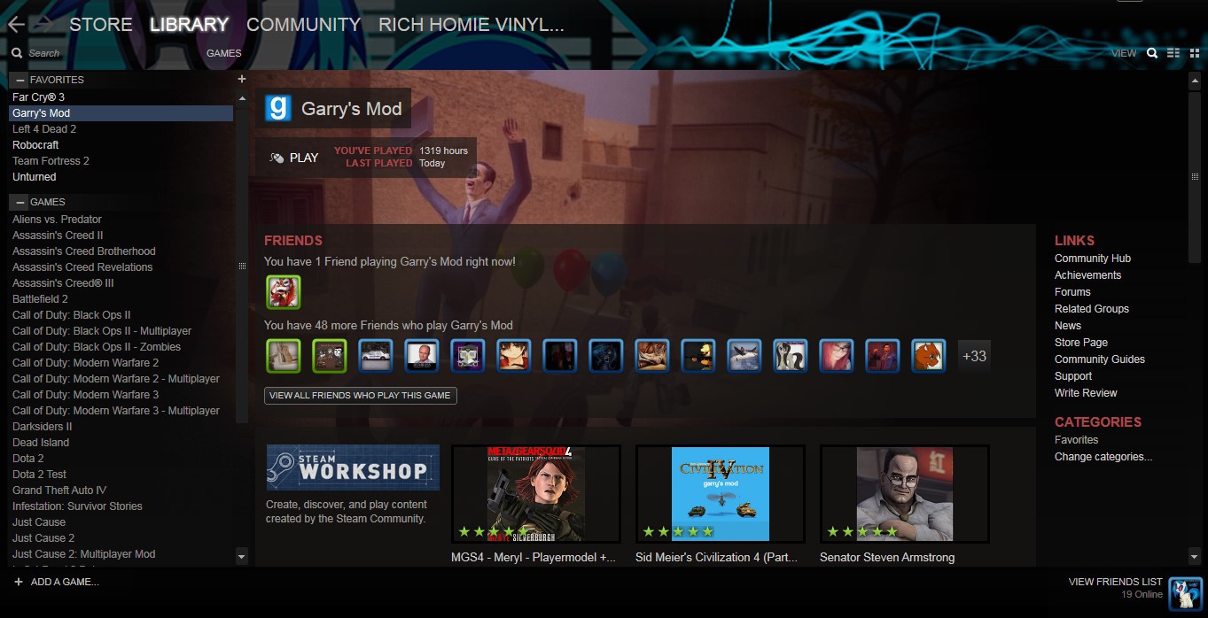 Vinyl's Steam [Steam] [Mods]