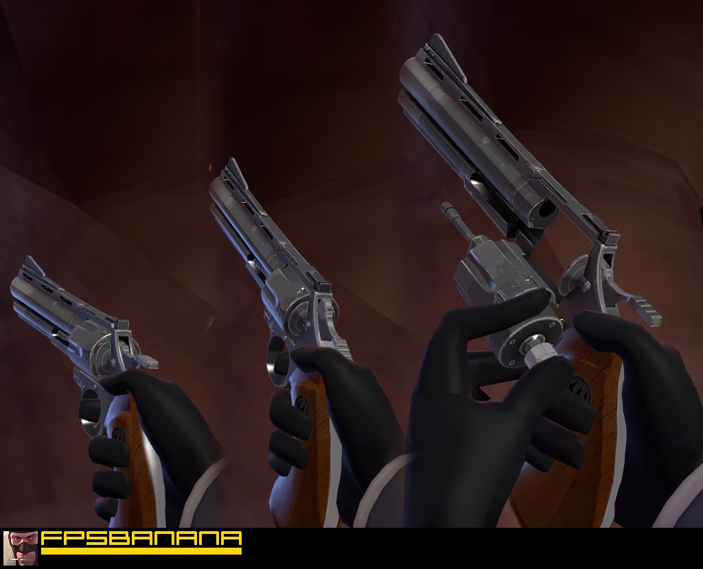 S's Silver Revolver Wth Wmodel [Team Fortress 2] [Mods]