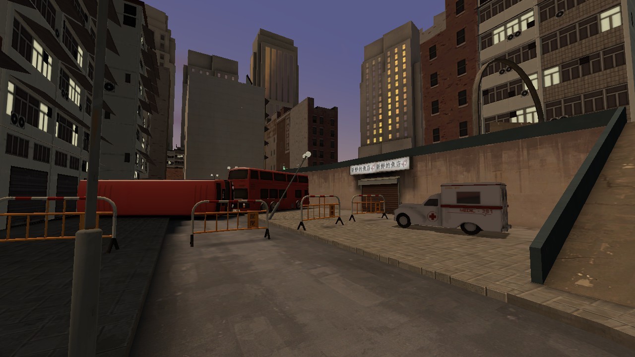 Mann City [mann_city_b2] [Team Fortress 2] [Mods]