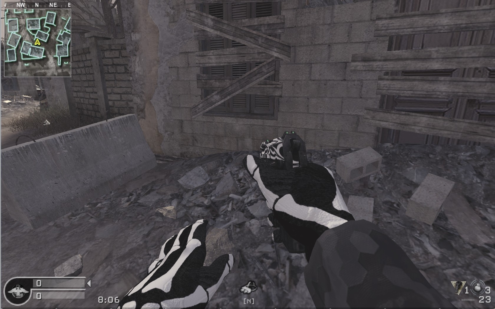 Skeleton gloves Mod for Call of Duty 4: Modern Warfare | CoD4 Mods