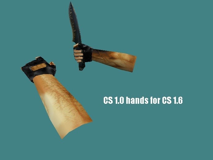 CS 1.0 hands for CS 1.6 Mod for Counter-Strike 1.6 | CS1.6 Mods